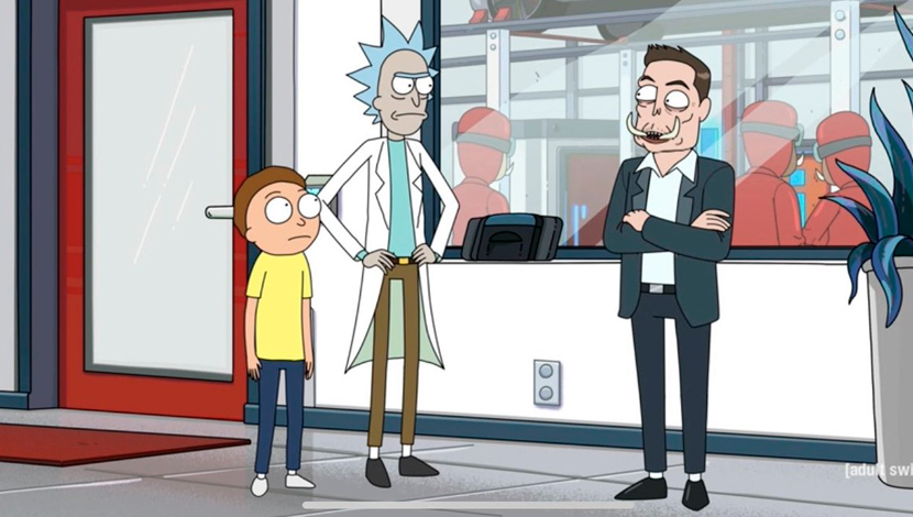 Илон Маск озвучил себя в новой серии "Рика и Морти"