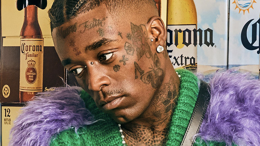 Lil Uzi Vert вставил в лоб бриллиант